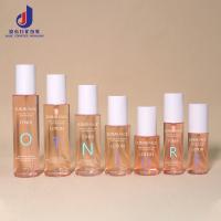 China Modern Design Custom PET Perfume Toner 50ml 80ml 100ml 150ml 180ml Spray Lotion Bottle Luxury Plastic Cosmetic Packaging for sale