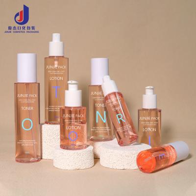 China Hot Sale New Product Transparent Custom Pet 80 100 120 130 150ml Cosmetic Fine Mist Spray Bottle Plastic PET Packaging Bottle for sale