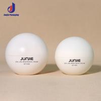 China 200ml 100ml Empty Plastic for Ball Shape Jar for Skin Whitening Face Cream Body Butter Scrub Wholesale Cosmetic Pot for sale