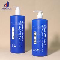 China 1L Custom HDPE Cosmetics Hair Product Shampoo Plastic Bottles for Body Wash Shower Gel Beauty Personal Care Products for sale