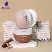 China Plastic PP 200g Cosmetic Jars with Flip Top Cap Facial Body Scrub Toner Cotton Pads Container with Tweezer for sale