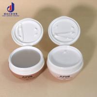 China Wholesale Custom 200g Custom Printed Cosmetic Flip Cap Scrub Jar Packaging Body Lotion White Cosmetic Jar 200ml for Skincare for sale
