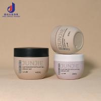China 200g 250g 400g Plastic Body Butter Jars PE Scrub & Mud Film Container Refillable Cosmetic Jars For Face Cream & Skincare Products for sale
