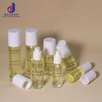 China Clear Thick Lotion Pump Bottle Perfume Spray Bottle 50ml 70ml 80ml 100ml 130ml Press Bottle White Pump Head for sale