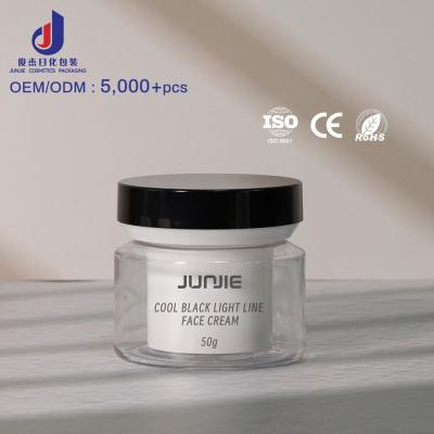 China Empty 100g Body Scrub Jar 100% Recycled PET Plastic 120g Colorful Face Cream Jar For Cleansing Cream Container Jars for sale