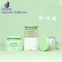 China Cream Jar Container Wide Mouth Plastic Cosmetic Round Bottom Green 50/100/200ml PET Cream Jar Hair Body Butter Container for sale