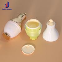 China 50g Custom Acrylic Plastic Jar Face Cream Skin Care Container Packaging Jars With Lids for sale