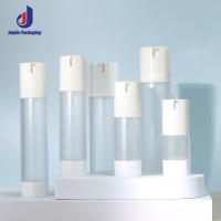 China Luxury Cosmetic Packaging Plastic Lotion Airless Pump Bottle 30ml-120ml Custom Skincare Packaging with Refillable Inner Tube for sale