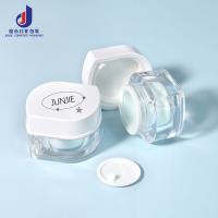 China Mini Eye Cream Skincare Packaging Container 10g Plastic Jars With Lid Custom Color Face Care  Cream Jar for sale