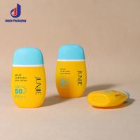 China Customized 2025 50ml PE Plastic Squeeze Tube for Sunscreen Face Cream PE Hand Cream Packaging Bottle Screw Cap Skincare Usage for sale