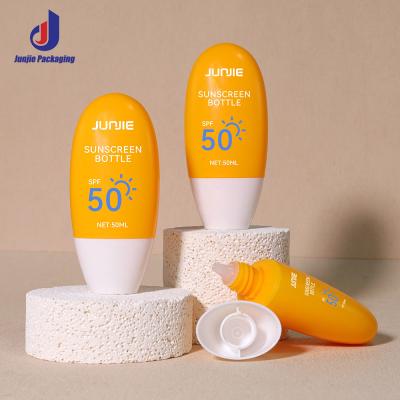 China Wholesale Customized Empty Sunscreen Bottle 50ml Squeeze Tube Packaging for Sunscreen Lotion Hand Cream Sunscreen Tube for sale