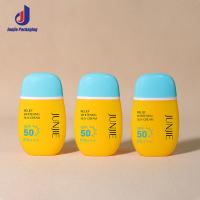 China 50ML PE Sunscreen Squeeze Bottle Cosmetic Foundation Cream Bottle for sale