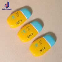 China 50ML PE Sunscreen Squeeze Bottle Cosmetic Foundation Cream Bottle for sale