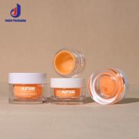 China Acrylic Plastic Jar 10g 30g 50g Skin Care Facial Cream Clear Thick Double Wall Jar with Lid for Cosmetic for sale