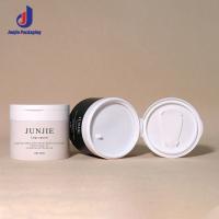 China 200ml 300ml Toner Pad Packaging Flip Cap Wide Mouth Plastic PP Round Jars Heat Sealing Foil With Tweezers for Cosmetic for sale