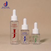 China Junjie Packing 20ml 30ml 60ml PET Luxury High Quality Essential Oil Empty Plastic Dropper Bottles for Skincare Cosmetic for sale