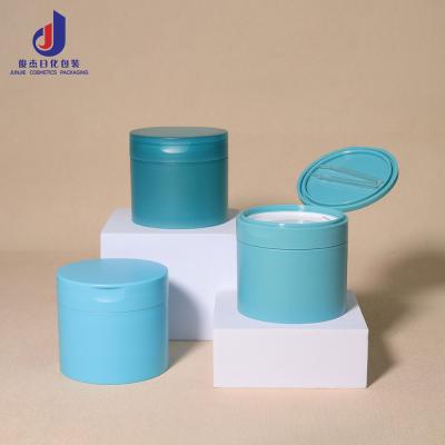 China New Product Recyclable Biodegradable Skincare Packaging Round Shape Face Cream Jar with Spoon / with Tweezers PP 150g 100g for sale