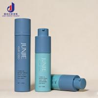 China JUNJIE High-End Double-Wall Round Cap Plastic Twist Spray Airless Pump Bottles 15ml 30ml 50ml Sizes for Facial Serums for sale