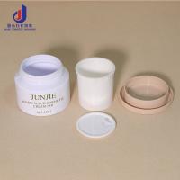 China Junjie Custom 30G-200G Double Layer Face Cream Jars Set Packaging Skin Care clear Bottles 100g Cosmetic Jar With Lids for sale
