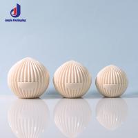 China Customized Double Wall Spherical Cream Jars with Lid, 10g to 75g, Plastic ABS Cosmetic Packaging for Cream and Skincare Serum for sale
