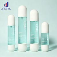 China Oval Round Bottom Capsule Shape 30ml 50ml 60ml 100ml 120ml Airless Pumb Plastic AS Serum Pump Bottle Face Cream Lotion Bottle for sale