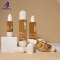 China Oval Round Bottom Capsule Shape 30ml 50ml 60ml 100ml 120ml Airless Pumb Plastic AS Serum Pump Bottle Face Cream Lotion Bottle for sale