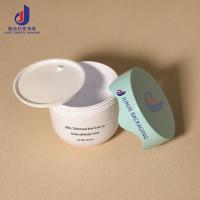 China Natural Body Cream Scrub PET Lotion Jars Eco-friendly PP Plastic Lid Transparent Cosmetic Packaging 300g 250g for sale