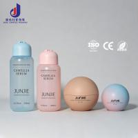 China Creative Skin Care and Packaging Set 350ml 280ml 100g 50g Custom logo Soft Touch Plastic Cosmetic Lotion Pump Bottle Cream Jar for sale