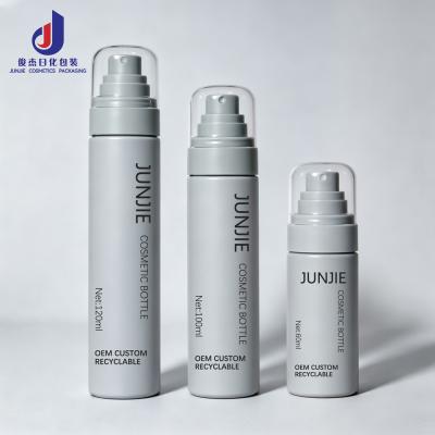 China 120ml 100ml Plastic Spray Bottle 60ml Toner Bottle Transparent Frosted Mist Spray Container Cosmetic Body Face Skin Care for sale