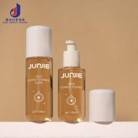 China Custom 100ml 150ml Cosmetic Bottle Skincare Packaging Set PET Lotion Makeup Cosmetic Package Pump Bottle with Pump Head for sale