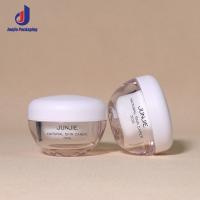 China High Quality Customized Double-Wall Plastic Acrylic Eye Cream Jars with Screw Top Cap for Skin Care Facial Cream Storage for sale