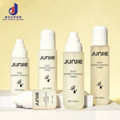 China Cosmetic 100ml 50ml -250ml PET Transparent Empty Plastic Cosmetic Skin Care Facial Perfume Skin Care Essence Spray Pump Bottle for sale