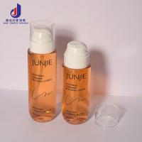 China Custom Logo 200ml 250ml White Clear Thickened Bottle With White Lotion Pump For Body Oil Shampoo Conditioner for sale