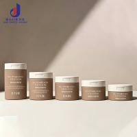 China Plastic Pet Cosmetic Cream Jars Pots Containers 250ml-700ml Plastic Jars with Lids Cream Jar Body Scrub Containers for sale