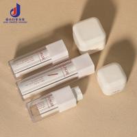 China Cosmetic Square Airless Pump Bottle 50ml 1.76oz Plastic for Thick Liquid Foundation Skin Care Serum Lotion Customizable Colors for sale