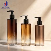 China PET Cosmetic Shampoo & Shower Gel Bottles with Pump Sprayer Screen Printing JJC-002 Model-Factory Direct Supply (200-500ml) for sale