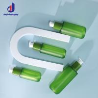 China JUNJIE  Cosmetique Frosted Green Cosmetic Lotion Body Mist Spray Bottle 30ml/120ml/150ml Customizable PETG for sale