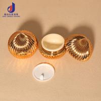 China Stock 30g Empty Spherical Shape Plastic Luxury Skin Care Packaging Double Wall Cosmetic Container Cream Cosmetic Jar for sale