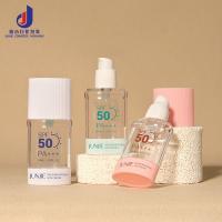 China Factory Wholesale Custom Logo 30ml Oval AS Plastic Airless Lotion Pump Bottle Empty Sunscreen Cream Cosmetic Packaging OEM ODM for sale