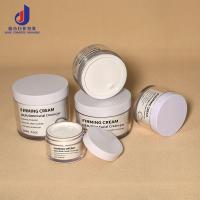 China 100ml Wide Mouth PET Scrub Jar with Custom Color Double Layer Cosmetic Container for sale