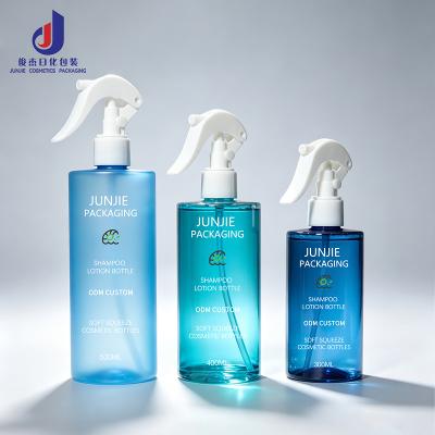 China Wholesale Custom PET Trigger Spray Mist Bottles 300/400/500ml Empty Plastic Bottles for Hair Cleaner OEM ODM for sale