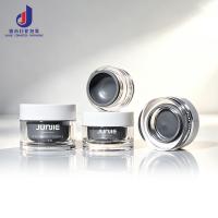 China Wholesale 30g 50g Double Wall Plastic Cosmetic Jars with Lids Luxury Container for Eye Cream Face Cream Body Scrub Custom Logo for sale