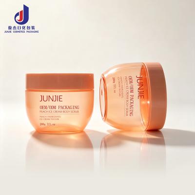 China Wholesale 250ml PET & PE Wide Mouth Cosmetic Jar Custom Empty Containers for Body Cream, Skincare Packaging OEM ODM for sale