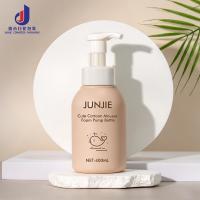 China Wholesale Custom 400ml HDPE Foam Pump Bottle Cylindrical Hand Sanitizer Personal Care Packaging with Screen Printing for sale