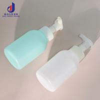 China Wholesale Custom 400ml HDPE Foam Pump Bottle Cylindrical Hand Sanitizer Personal Care Packaging with Screen Printing for sale