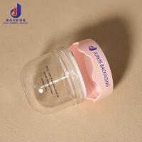 China Wholesale Personalized Logo Printed PET Empty Plastic Hair Body Scrub Container Jar 250ml 300ml Body Butter Custom Logo for sale