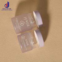 China Wholesale 50ml 150ml PET Plastic Cosmetic Cream Jars Custom UV Printing Logo Empty Skin Care Facial Cleanser Container for sale