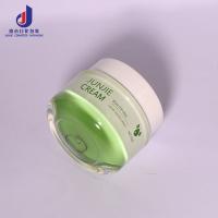 China Cosmetics Packaging Sets Acrylic Jar and Plastic Bottle Custom Clear Polygon Body with Lids for Cream Skin Care Products for sale