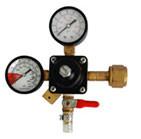 China Medical Gas Pressure Regulators Oxygen Pressure Reducing Valve With Gauge for sale