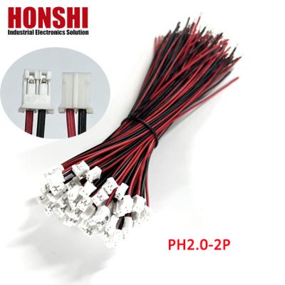 China Custom Electrical Wiring Harness UL1007 24Awg JST PH2.0 Connector for sale